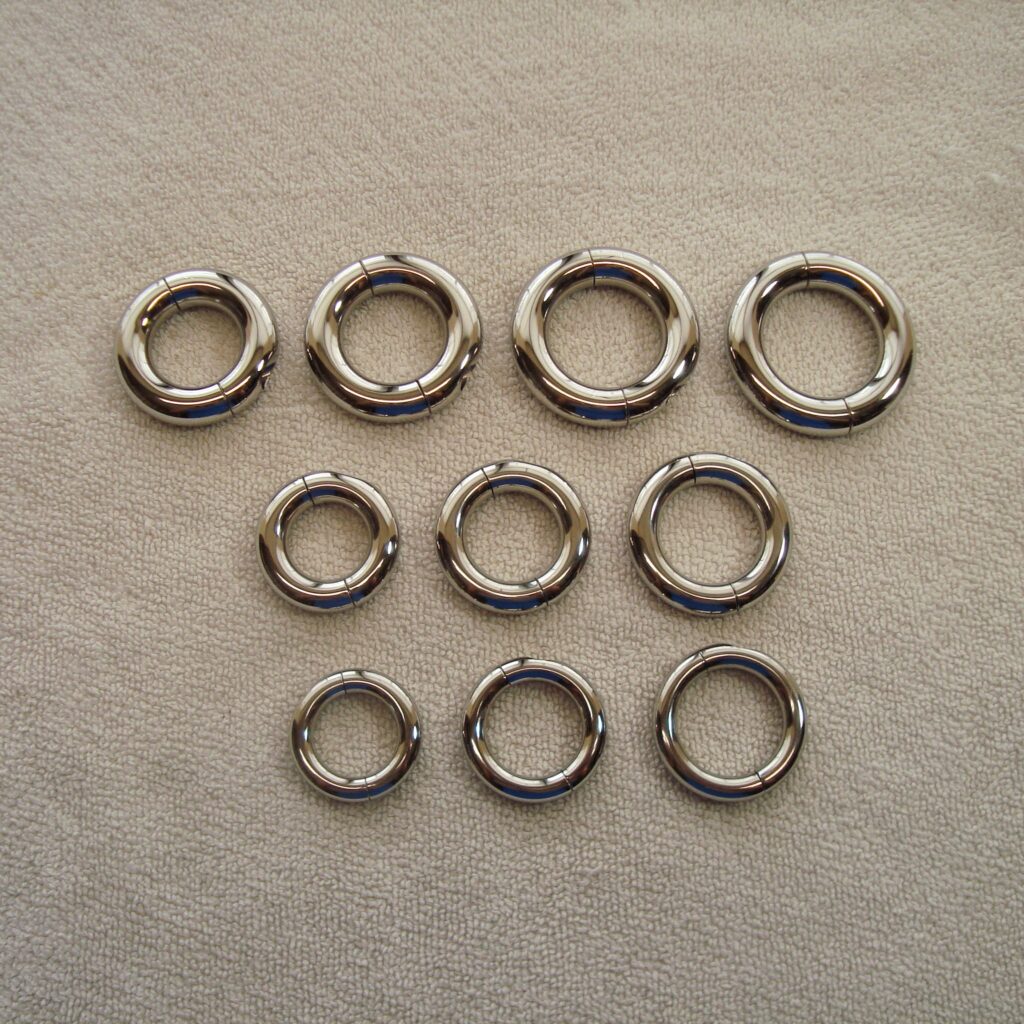 Split Glans Ring Metal Penis Rings Glans Head Cock Rings Ball Stretchers Male Essentials